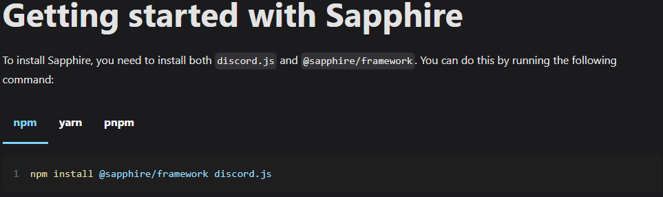 https://www.sapphirejs.dev/docs/Guide/getting-started/getting-started-with-sapphire - Sapphire ...